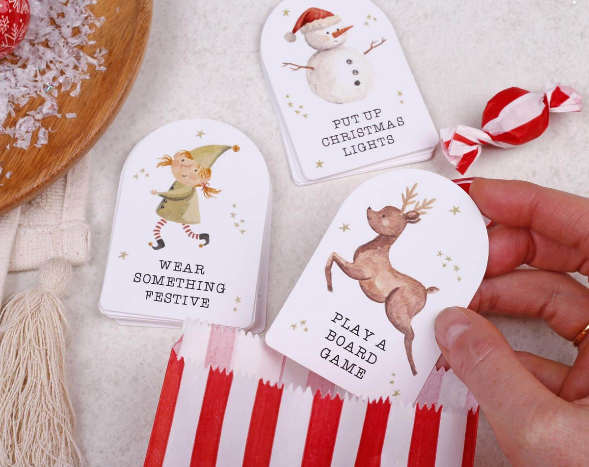 Activity Cards Christmas Advent Calendar Countdown