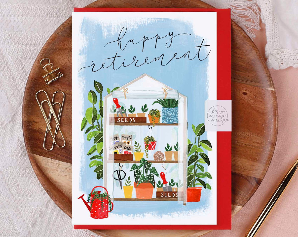 Floral Happy Retirement Gardening Card | 3 For 2 Cards